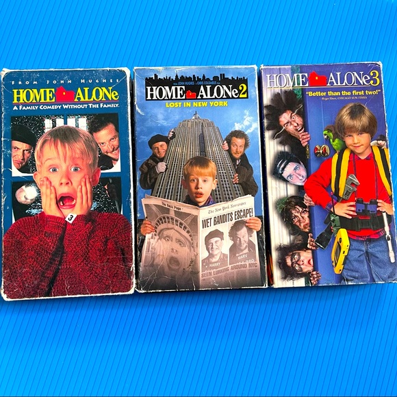 Media | Home Alone Trilogy Vhs Set Of 3 Classic Movies | Poshmark
